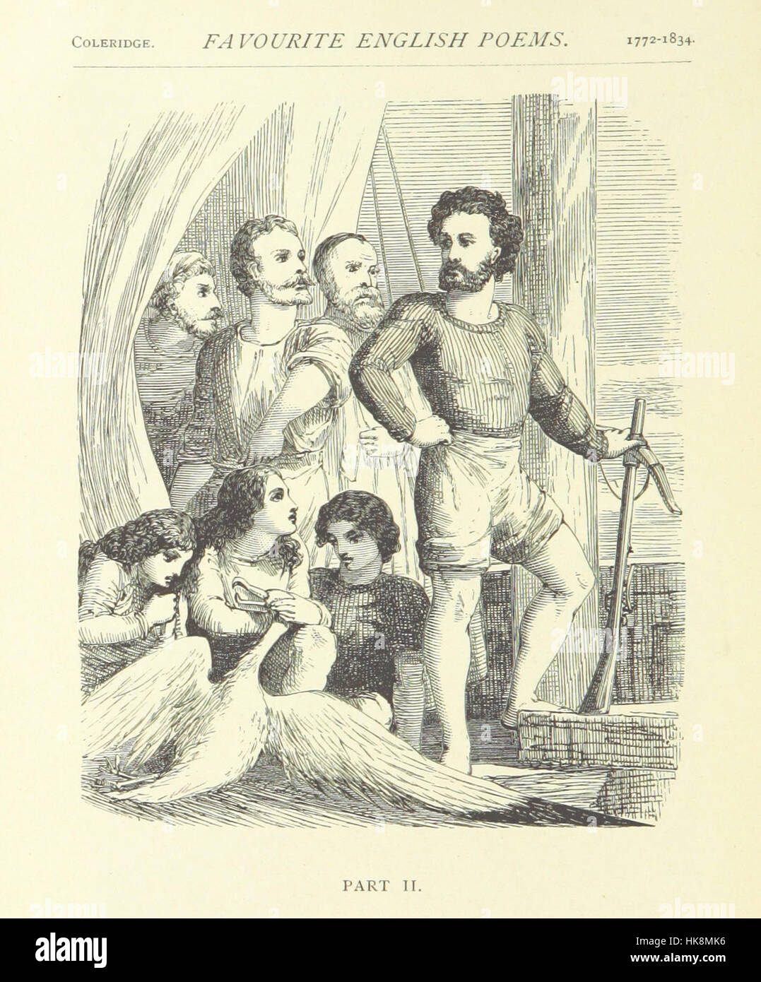 Illustration from 'Favourite English Poems and Poets', featuring ...