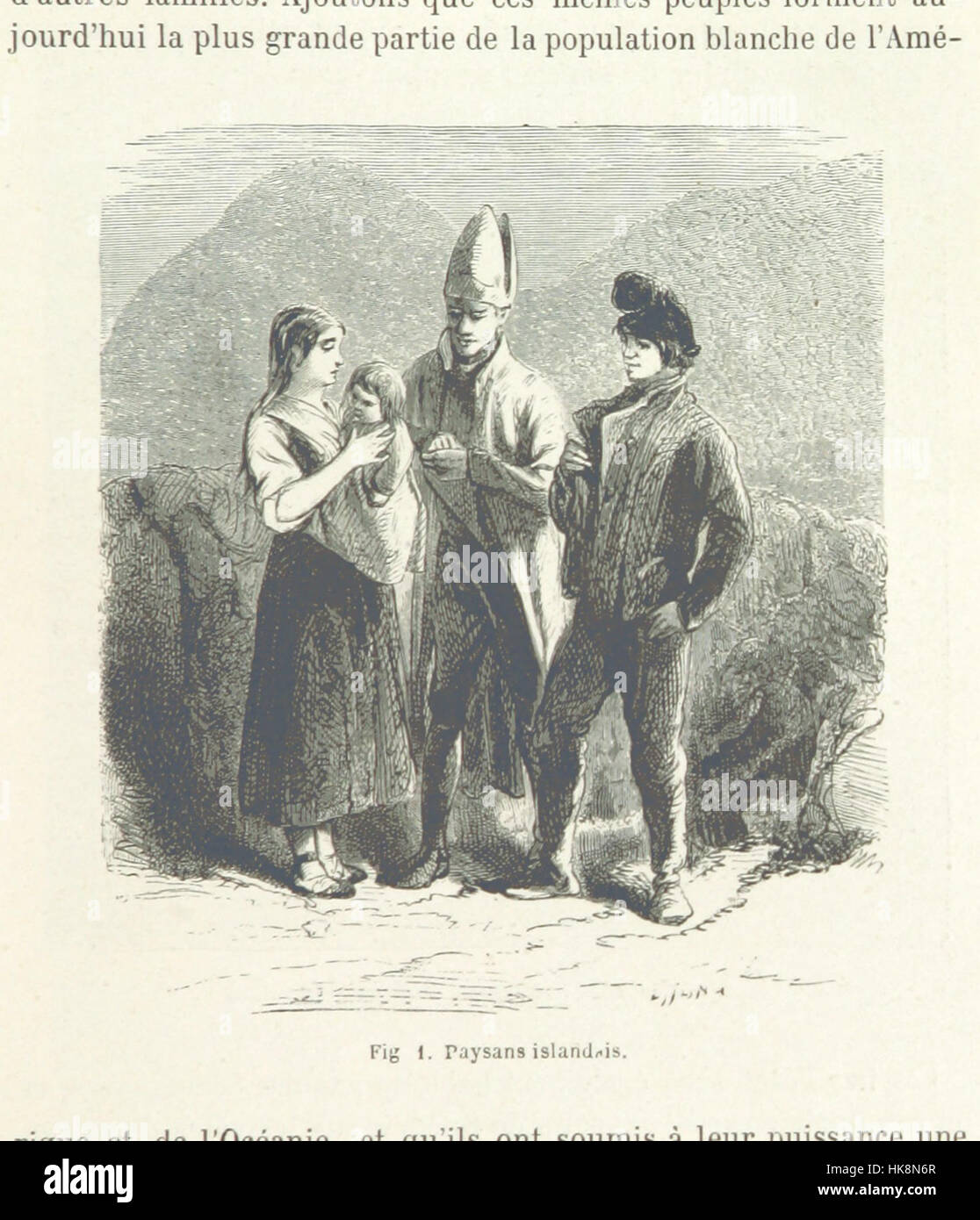 This image, from page 53 of 'Les Races Humaines,' showcases an ...