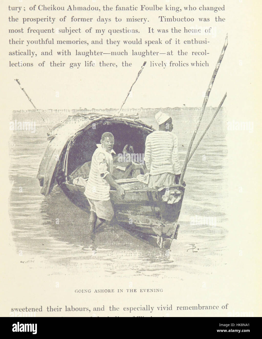 An illustration from 'Timbuctoo the Mysterious', depicting the ancient ...