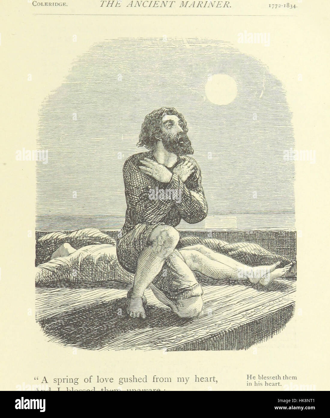 Illustration from 'Favourite English Poems and Poets', featuring poems ...