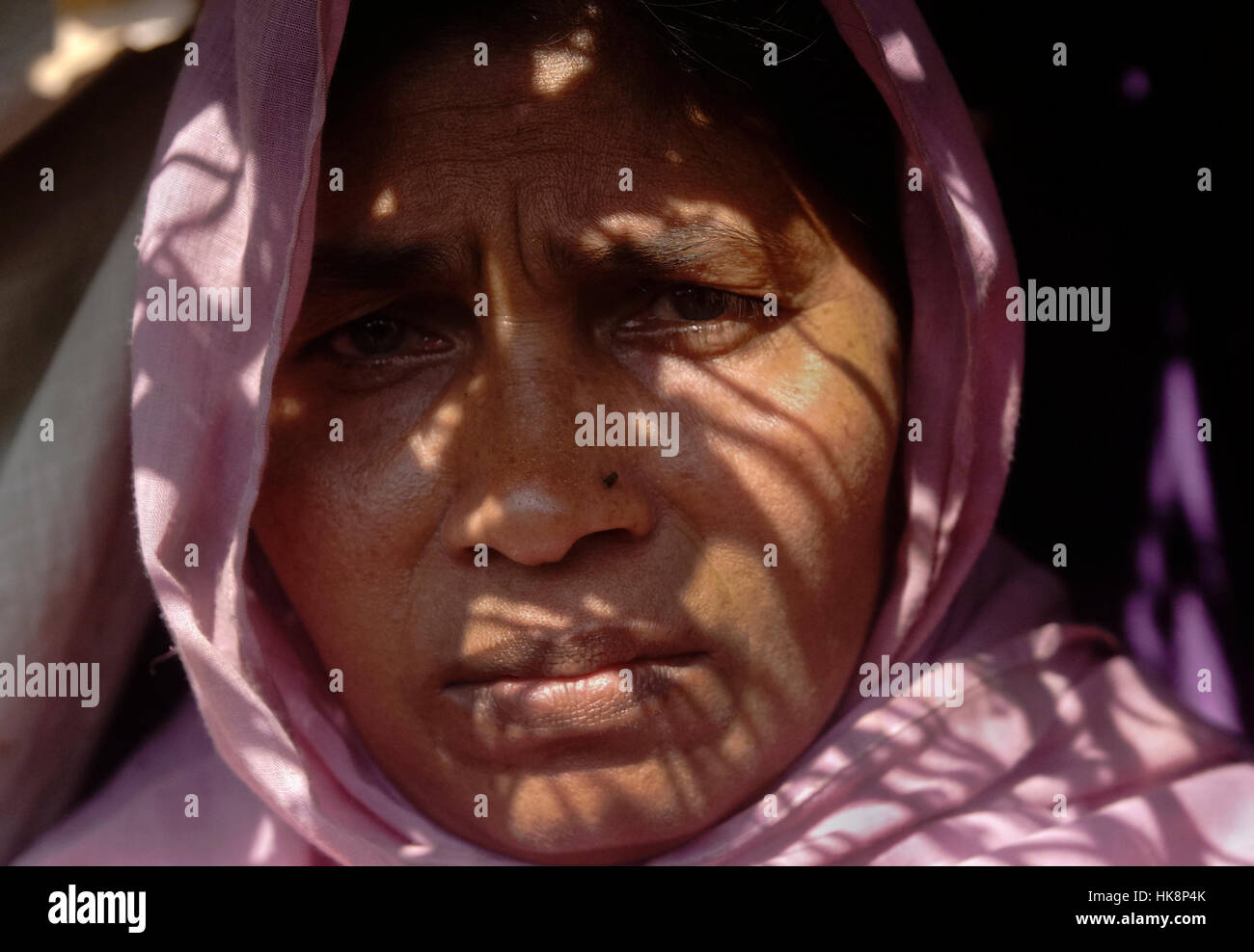 Cox'S Bazaar, Bangladesh. 23rd Jan, 2017. Hamida Khatun (40), a ...