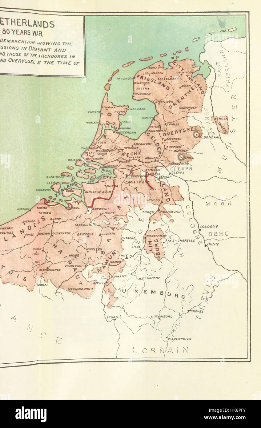 Image from 'History of the People of the Netherlands', showing key ...
