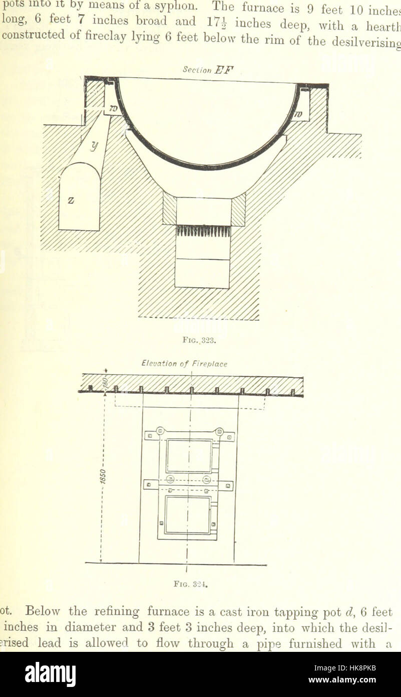 Illustration from the 'Handbook of Metallurgy', showing key processes ...