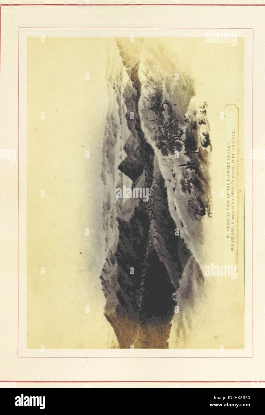 Photograph from 'Sketches of the Washoe Mining Region,' showing a ...