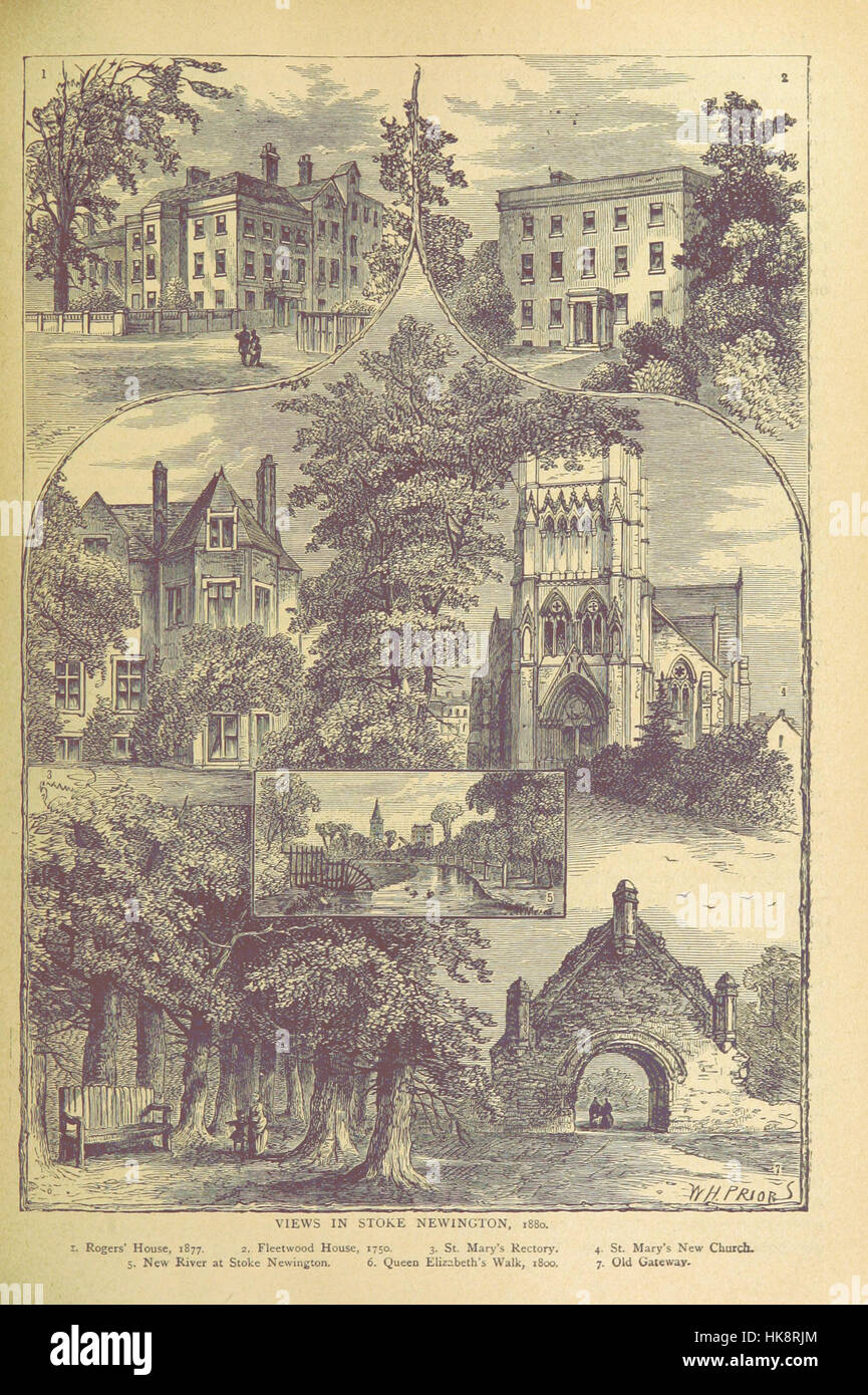 Page from 'Old & New London,' showcasing the evolution of London, with ...