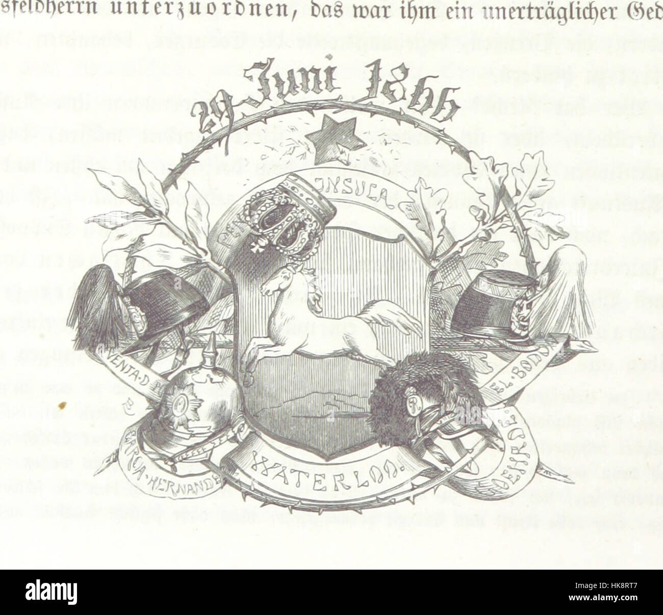 Image from 'Der deutsche Krieg von 1866,' illustrating the Prussian ...