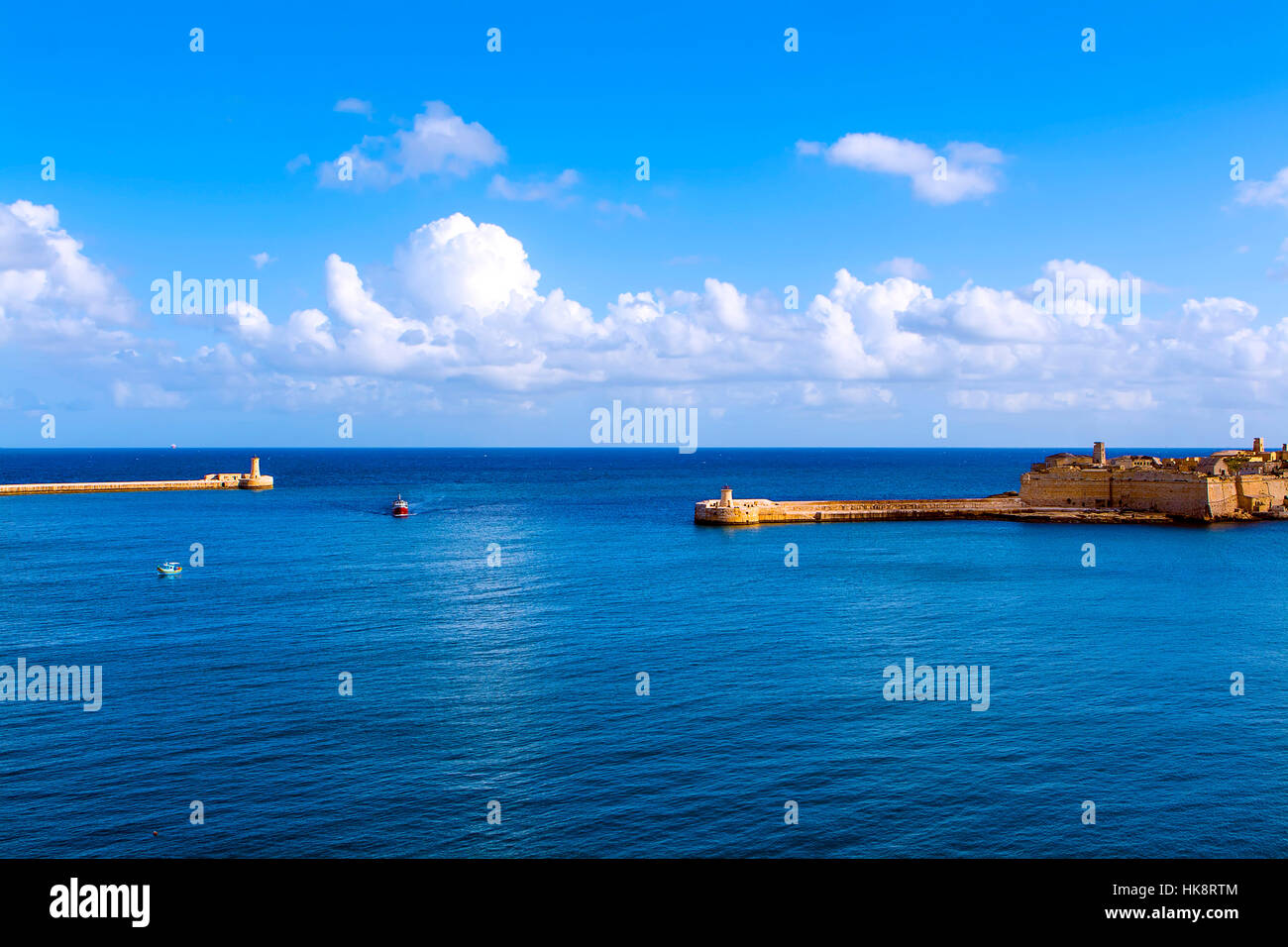 harbor, malta, harbours, fortification, salt water, sea, ocean, water ...