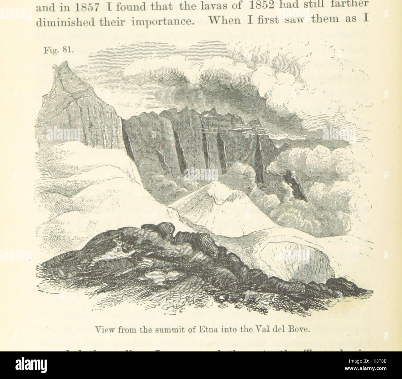 Image taken from 'Principles of Geology', a key geological text ...