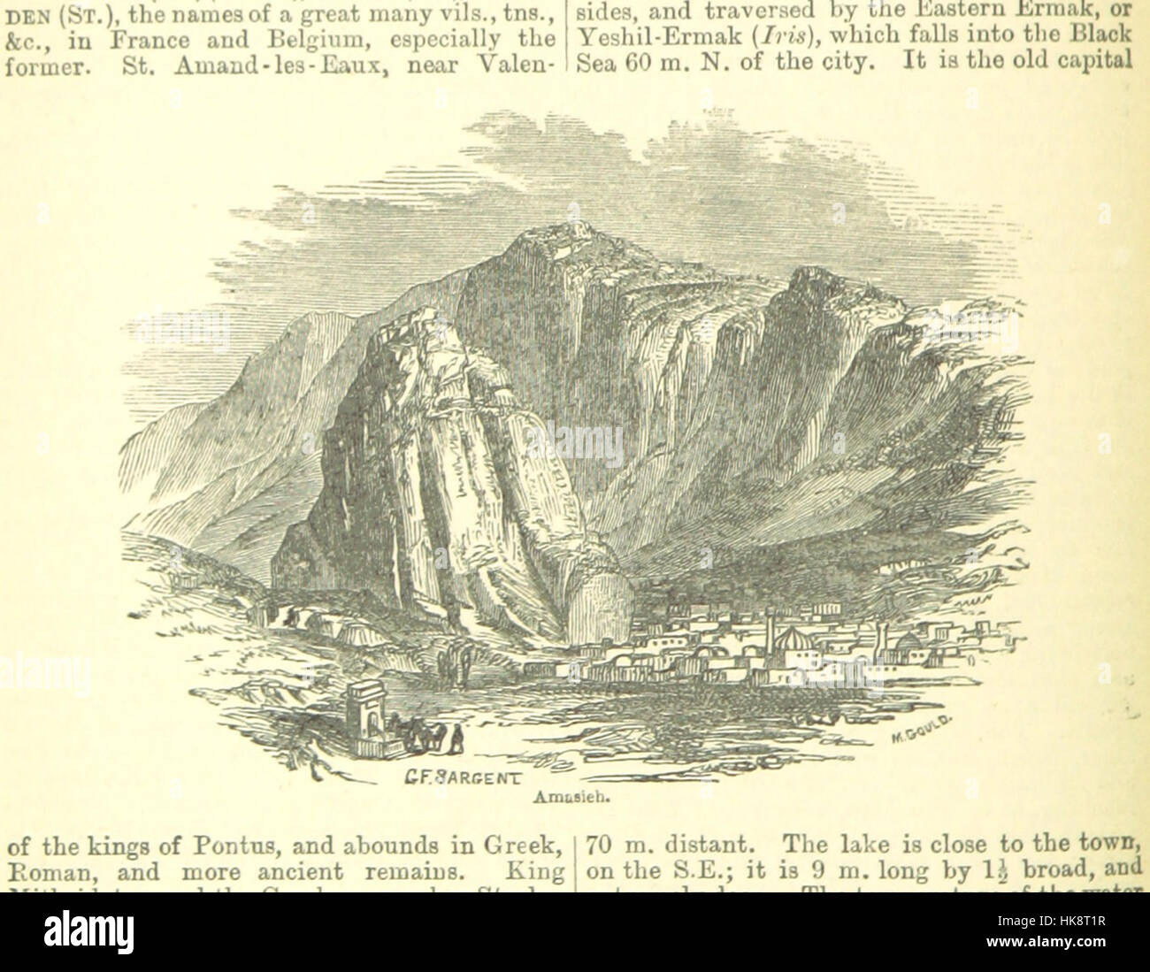 An image from 'A Cyclop‘dia of Geography', a geographical reference ...