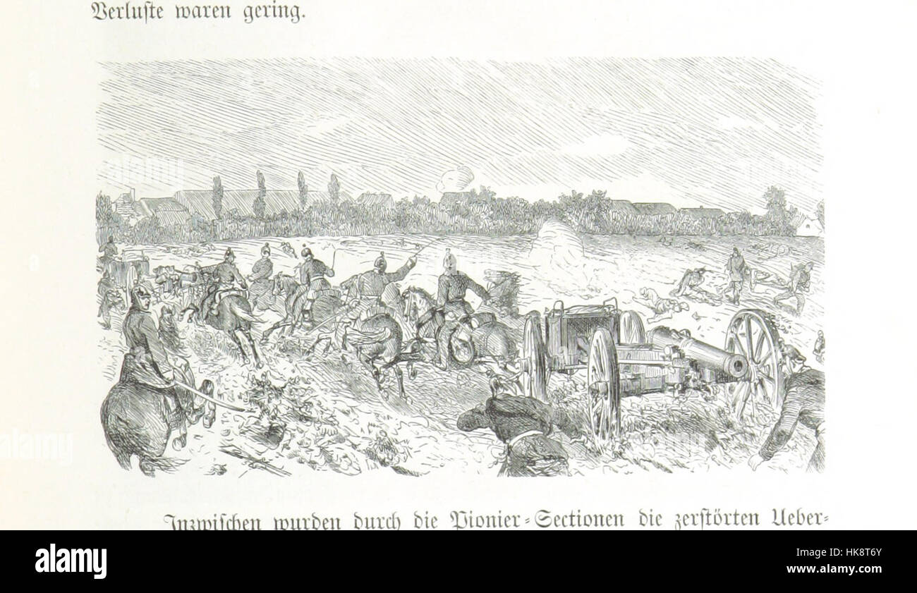 Image taken from page 563 of Der deutsche Krieg von 1866, depicting the ...