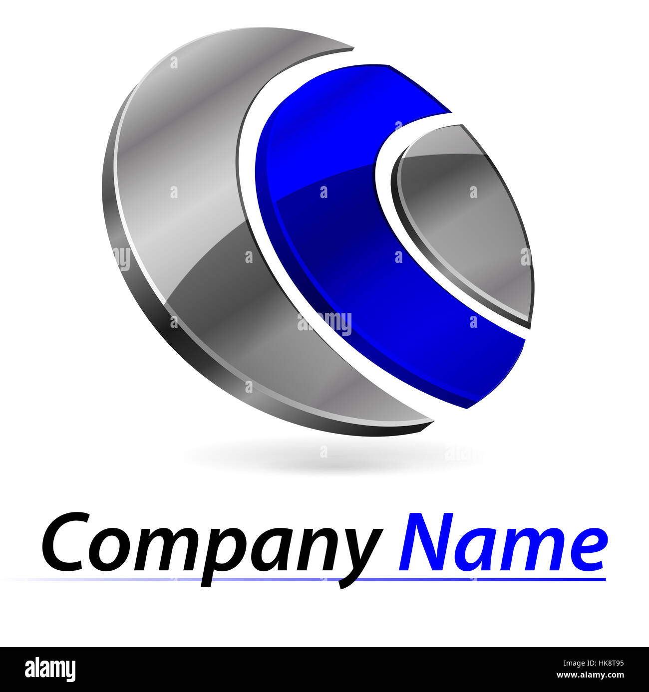 blue, emblem, abstract, metallic, logo, blue, isolated, emblem, modern ...