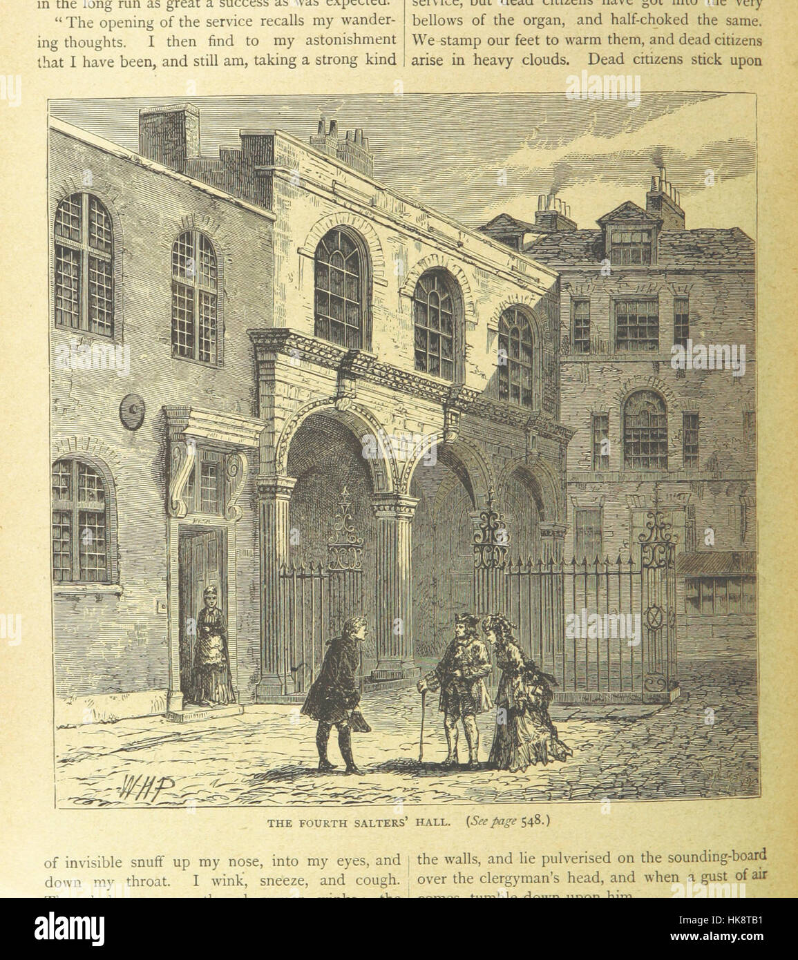Image taken from page 566 of 'Old & New London,' illustrating the ...