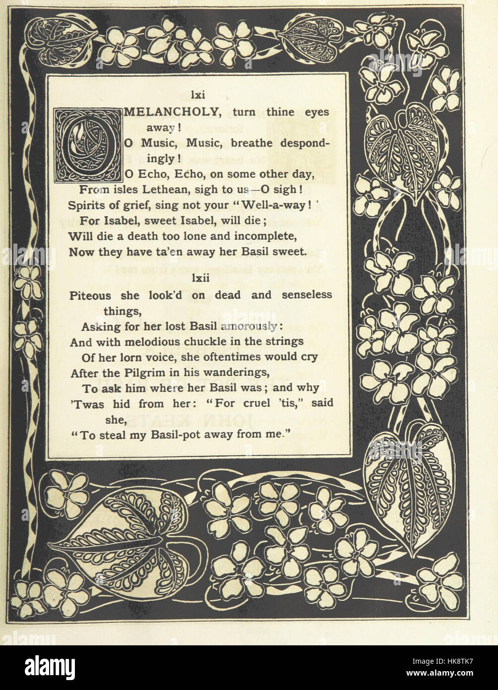 An image from page 57 of 'Isabella, or The Pot of Basil,' a poem by ...