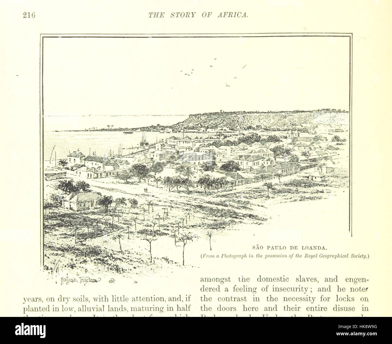 Illustration from 'The Story of Africa and its Explorers', depicting ...