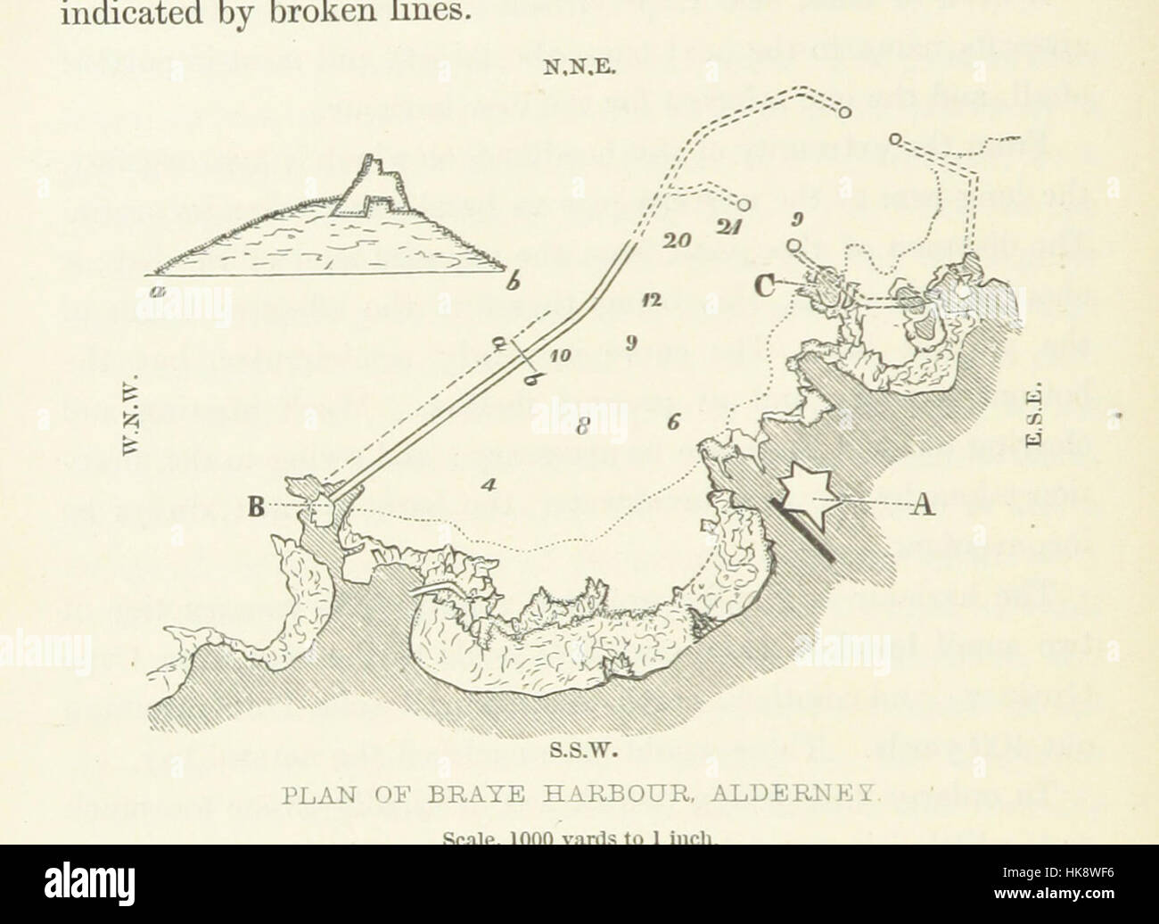 Illustration from 'The Channel Islands', showing detailed maps and ...