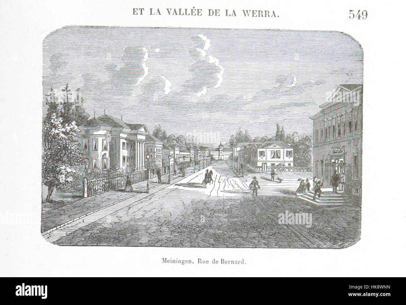 Image from 'Les Villes de Thuringe,' showing the key cities of ...