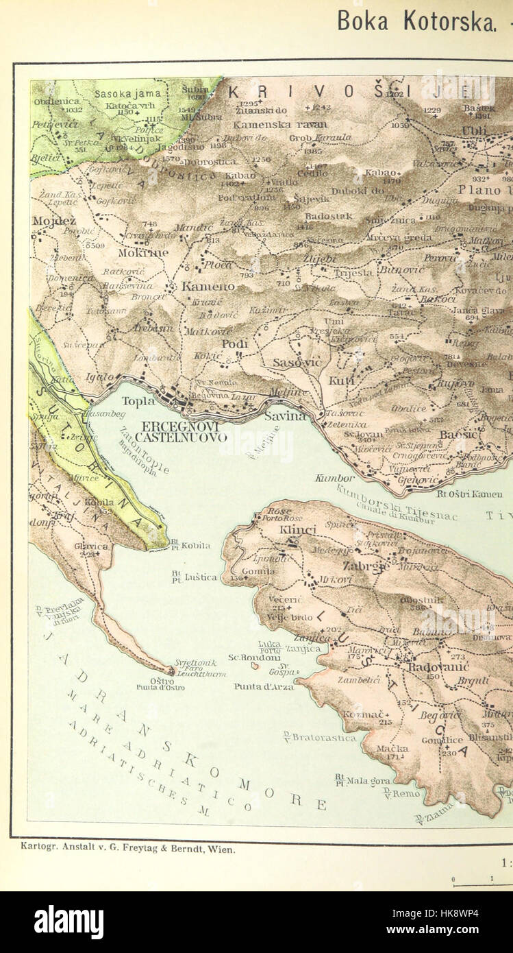 Illustration from 'Führer durch Dalmatien' (Guide to Dalmatia) by R. E ...