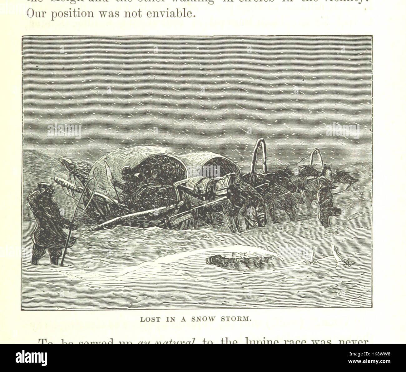 An illustration from 'Overland through Asia,' depicting life in Siberia ...
