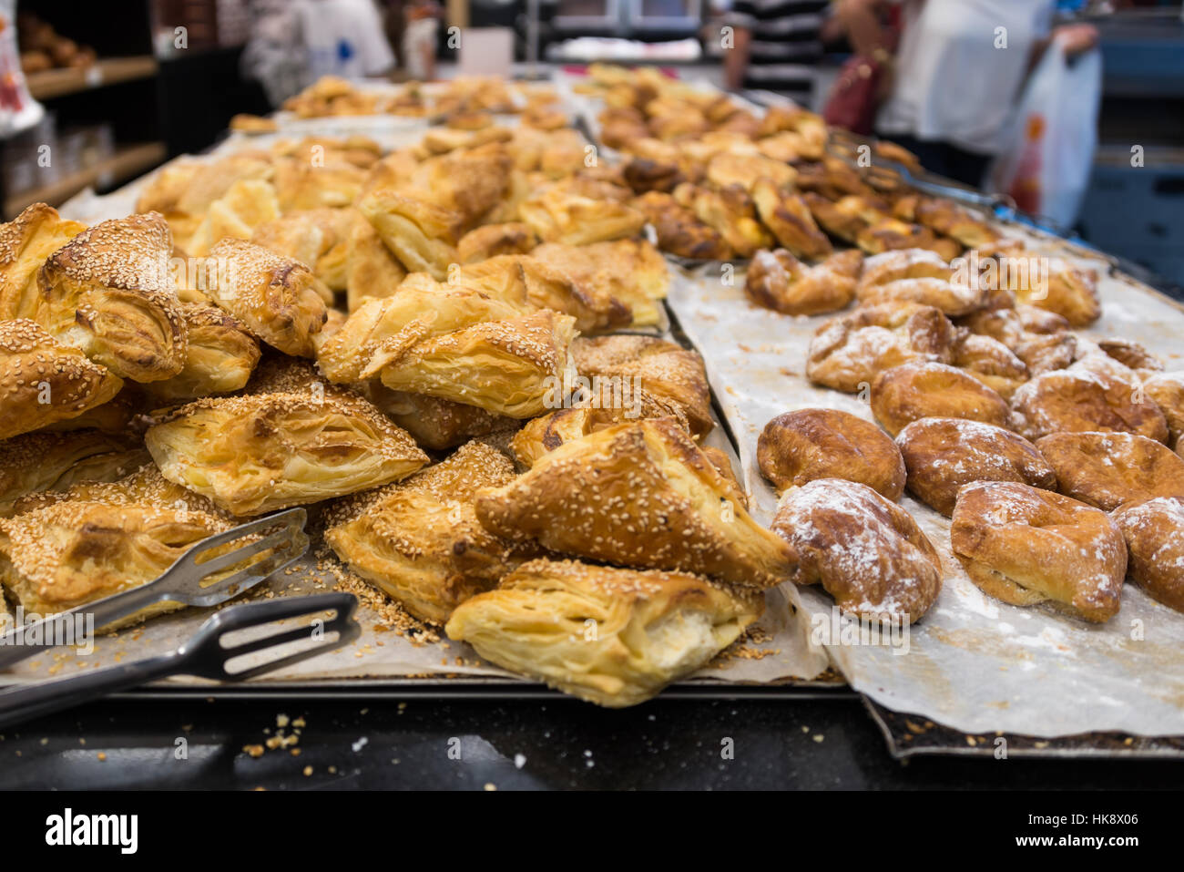 Inside a bakery in Israel Stock Photo - Alamy