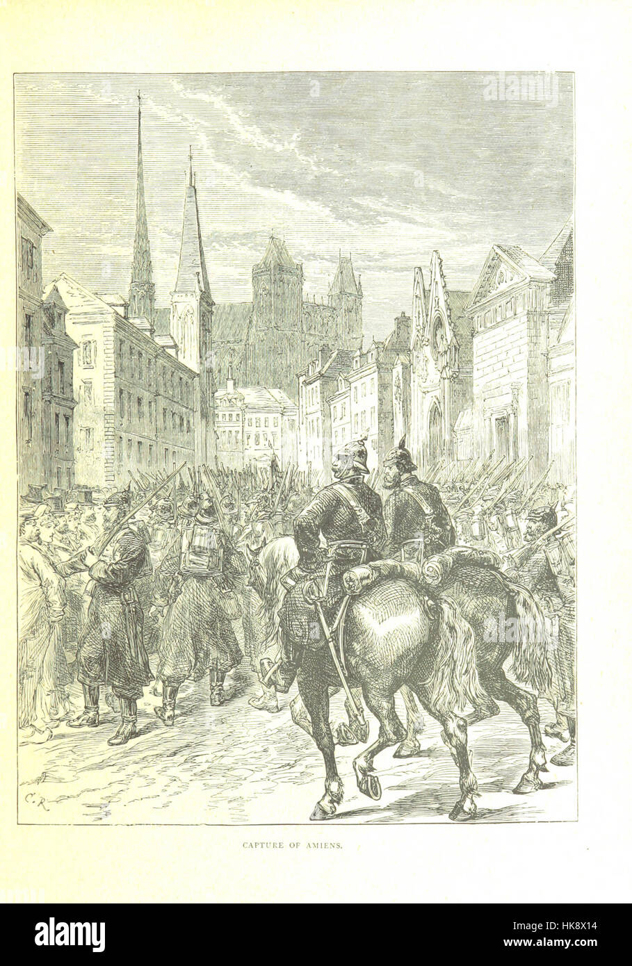 Illustration from 'Cassell's History of the War between France and ...