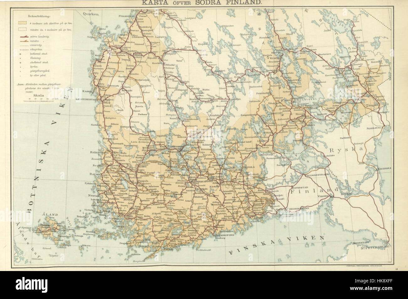 Illustration from 'Finska Kriget 1808-1809', depicting scenes and ...