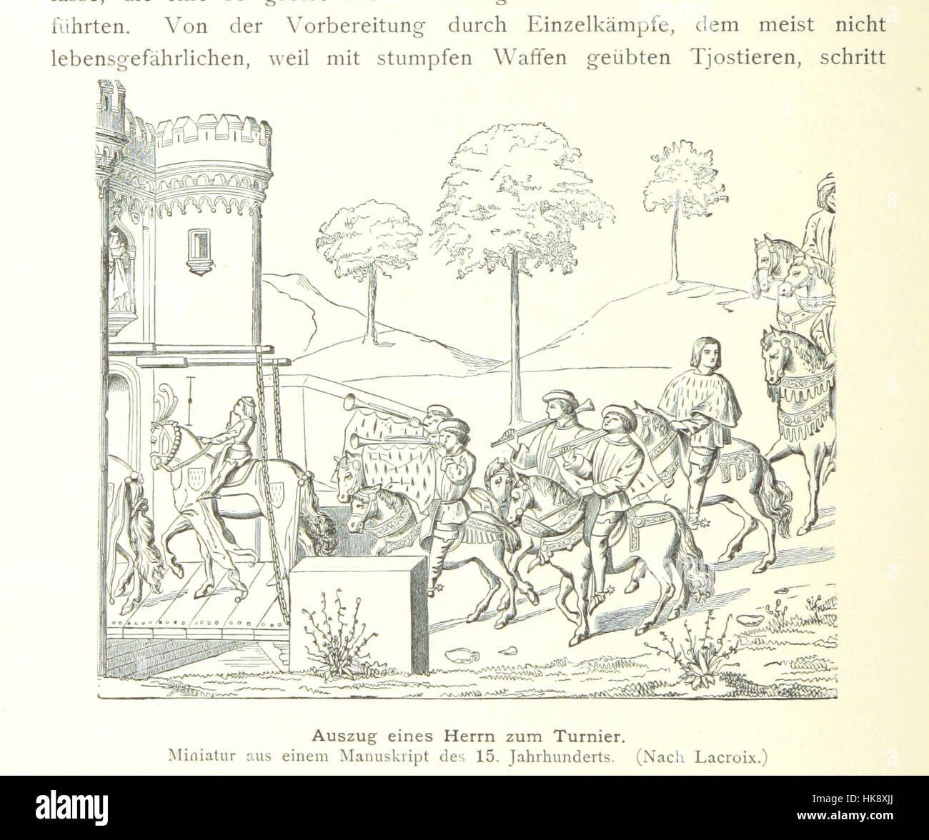 An illustration from the fourth edition of 'Kulturgeschichte,' a work ...
