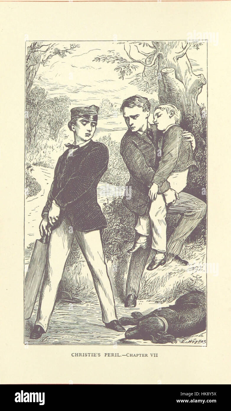 Image taken from page 6 of 'The Three Homes', illustrating a family ...