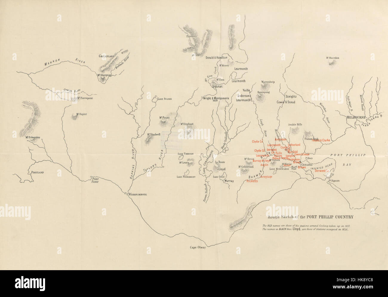 An illustration from 'Letters from Victorian Pioneers', documenting ...