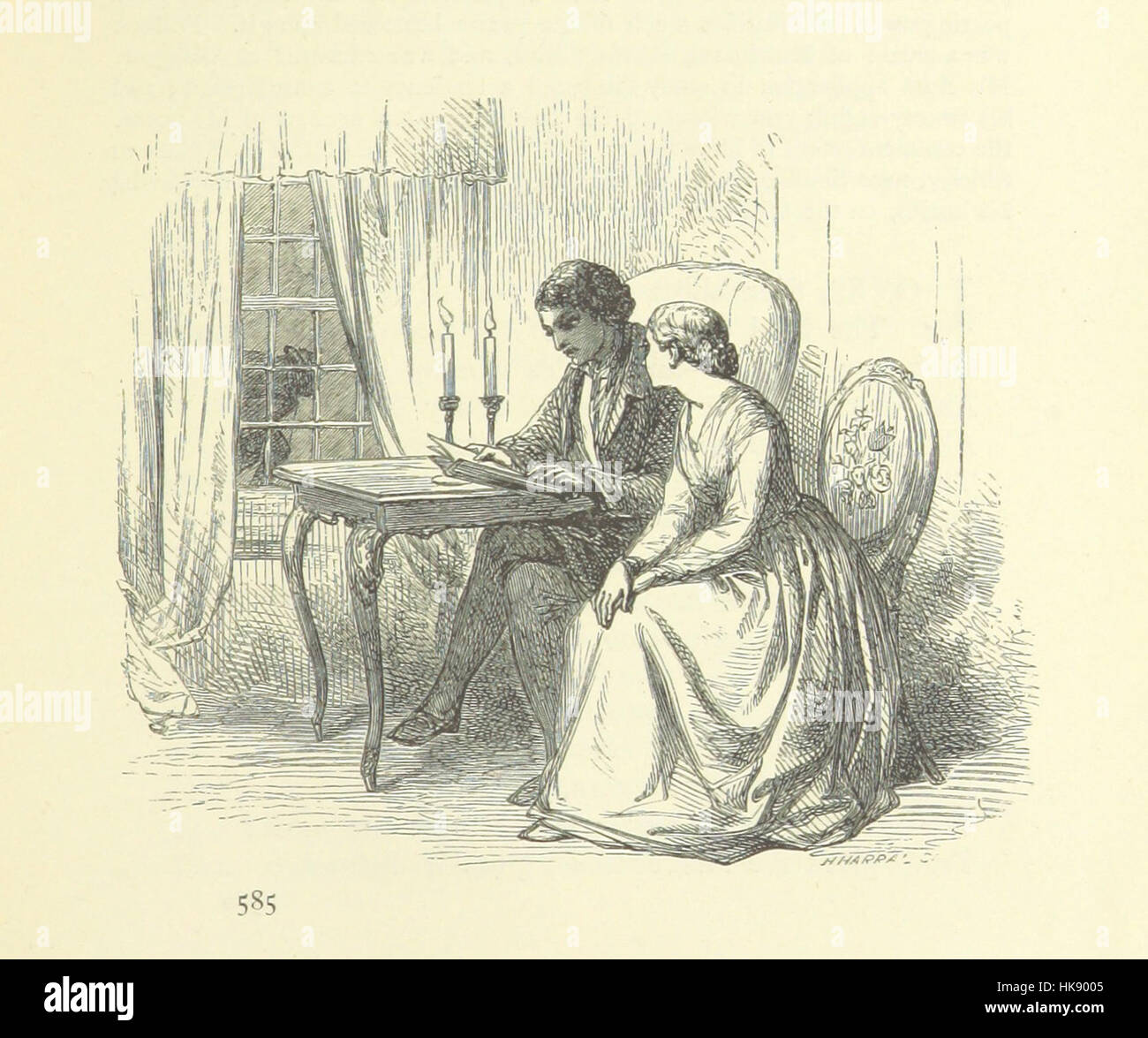 An image from page 609 of 'Favourite English Poems and Poets,' showing ...