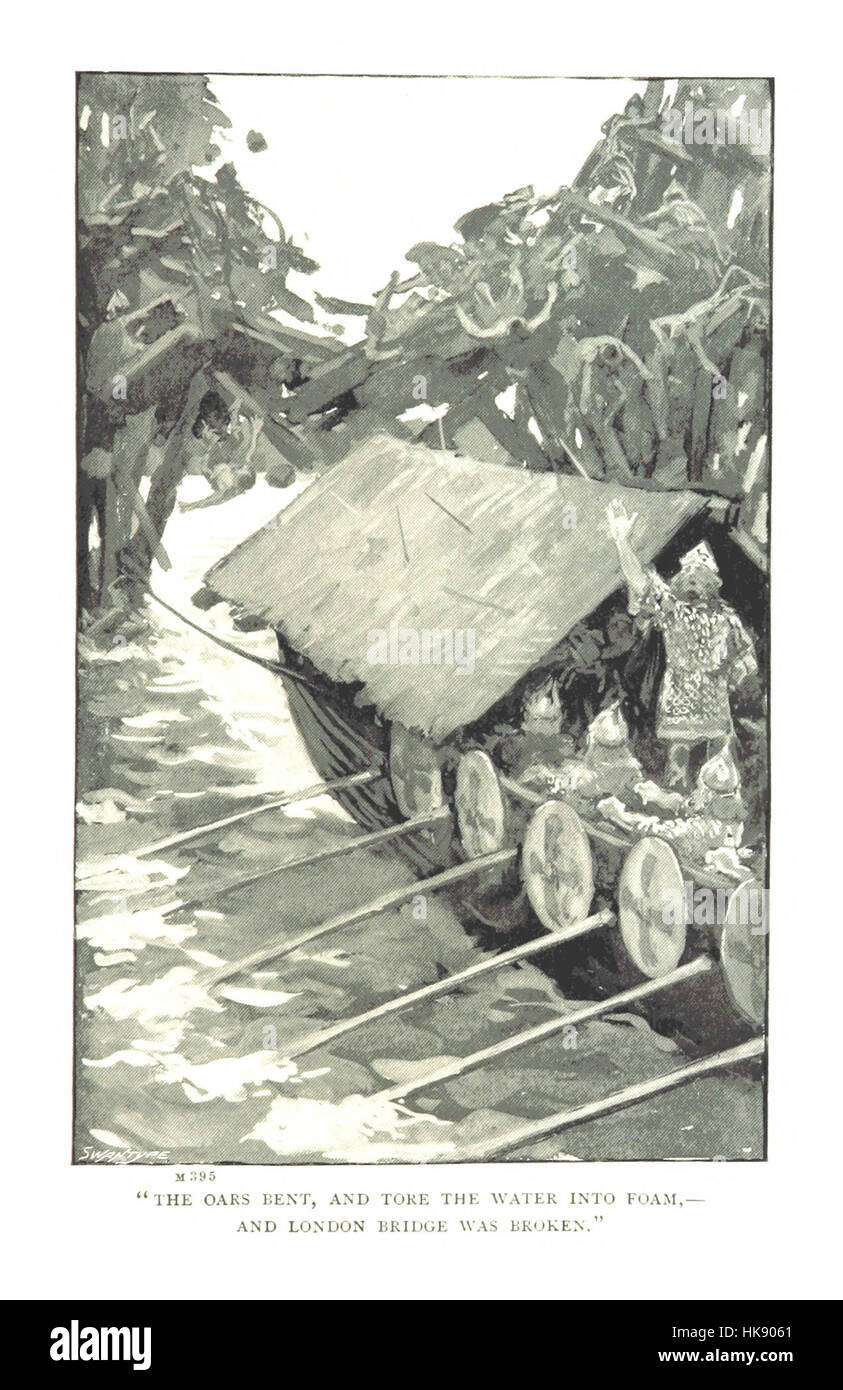 An illustration from 'King Olaf's Kinsman', a historical novel ...