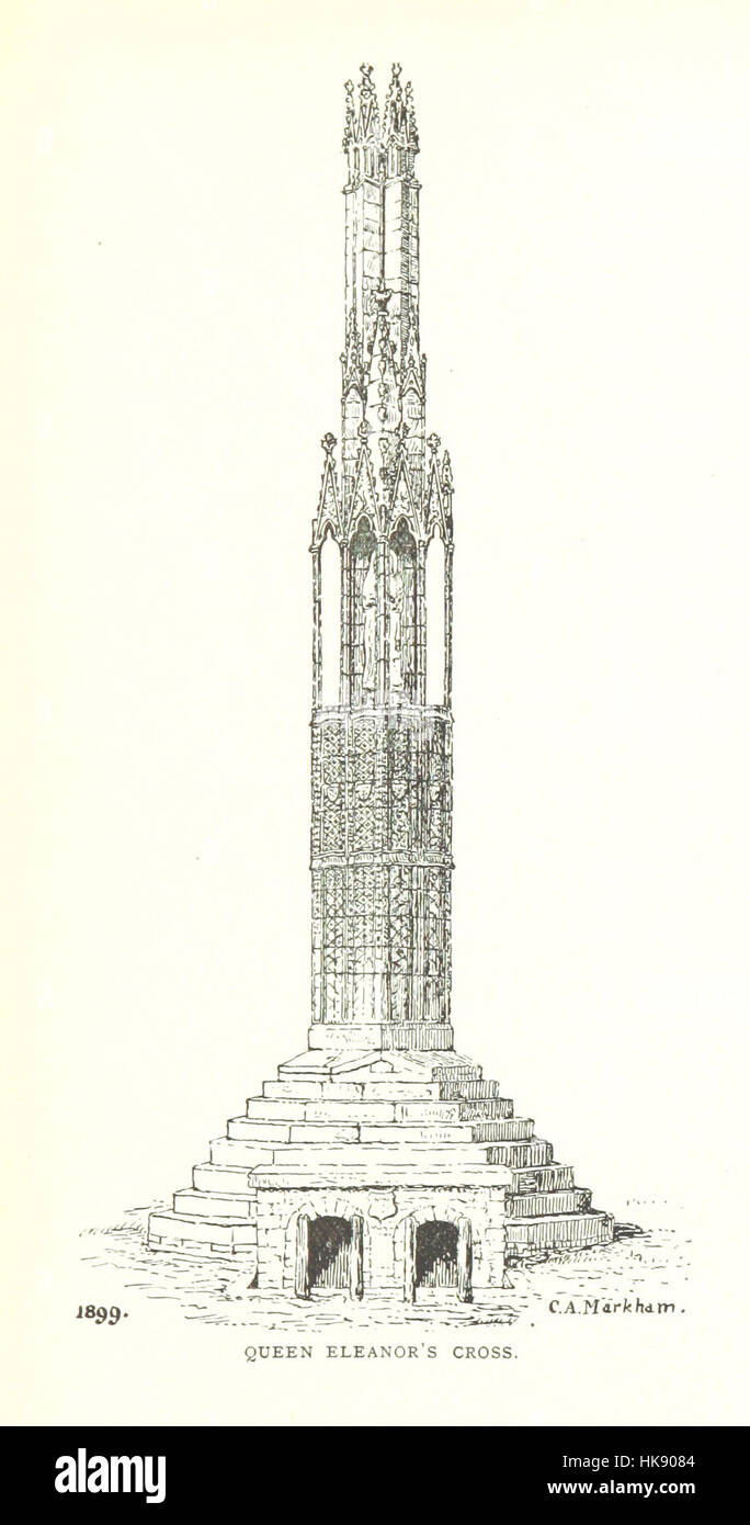An illustration from 'The History and Antiquities of Geddington ...