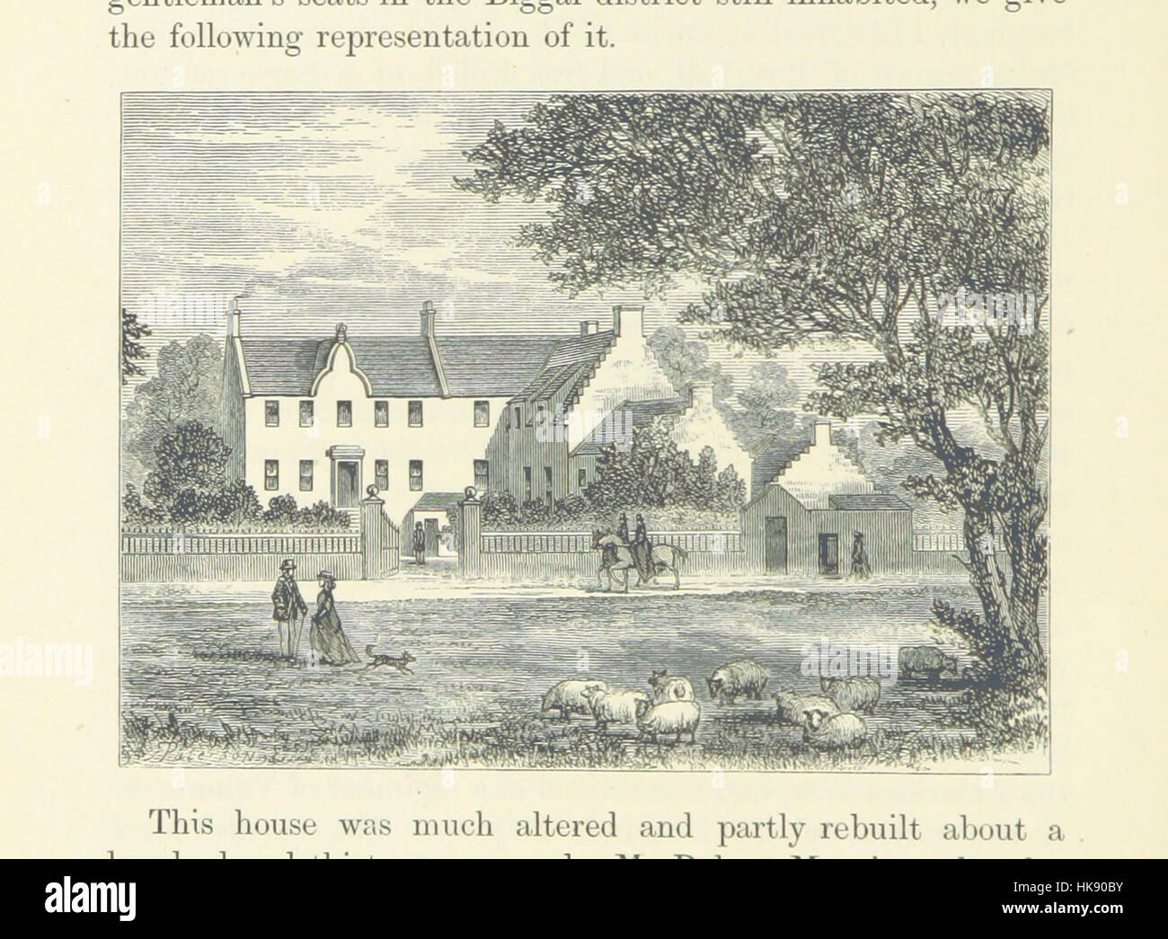 Biggar map hi-res stock photography and images - Alamy