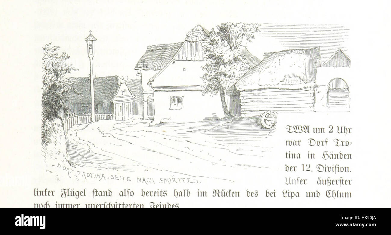 Image from 'Der deutsche Krieg von 1866,' depicting the German War of ...