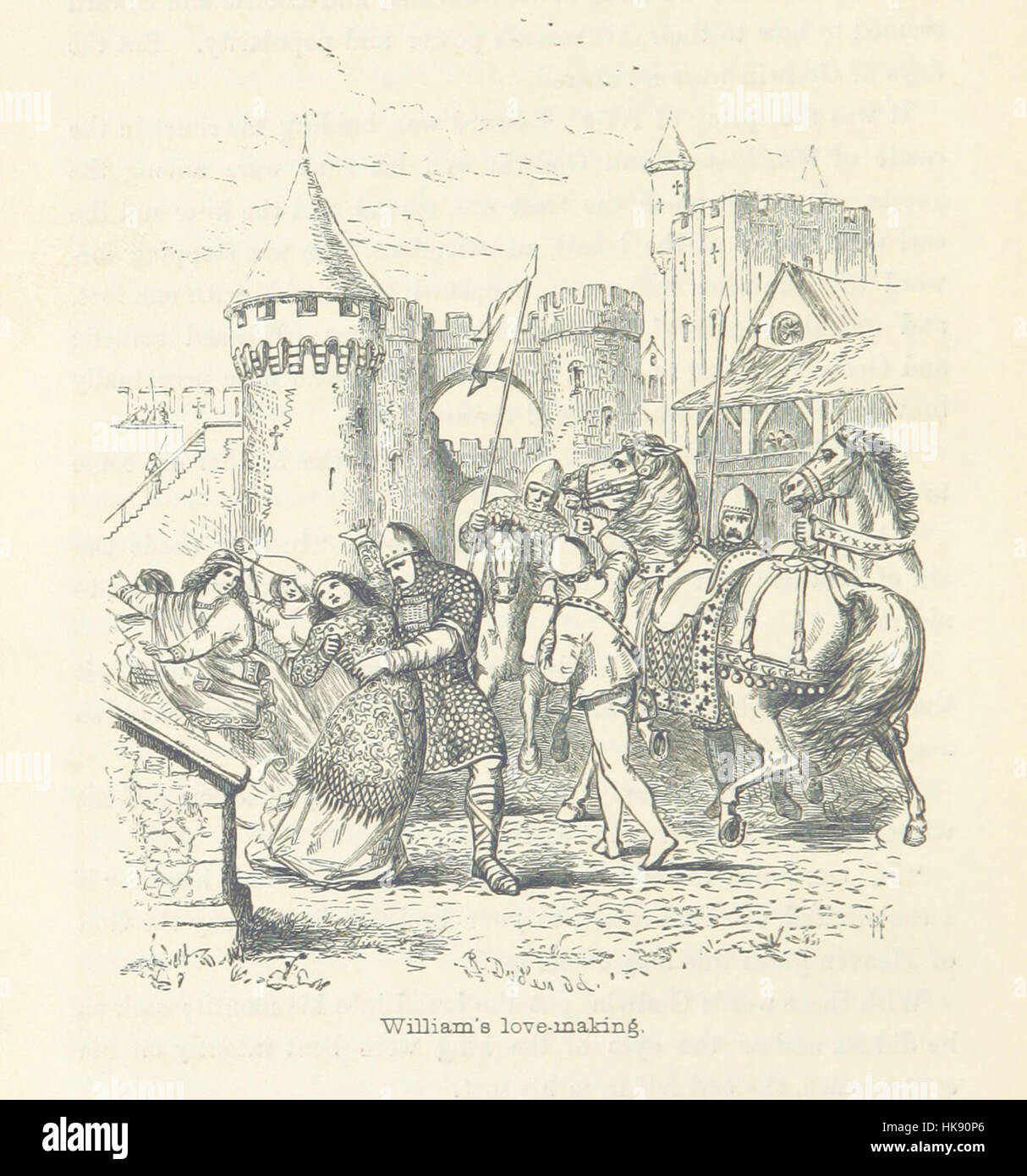 An image from 'Danes, Saxons, and Normans,' illustrating stories of ...