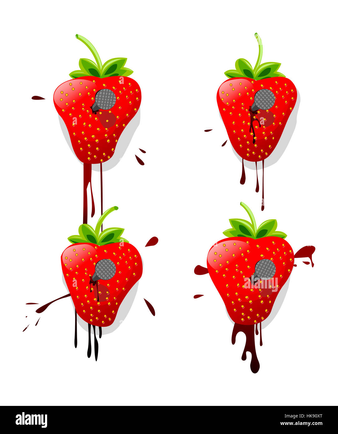 leaf, object, objects, art, isolated, graphic, green, four ...