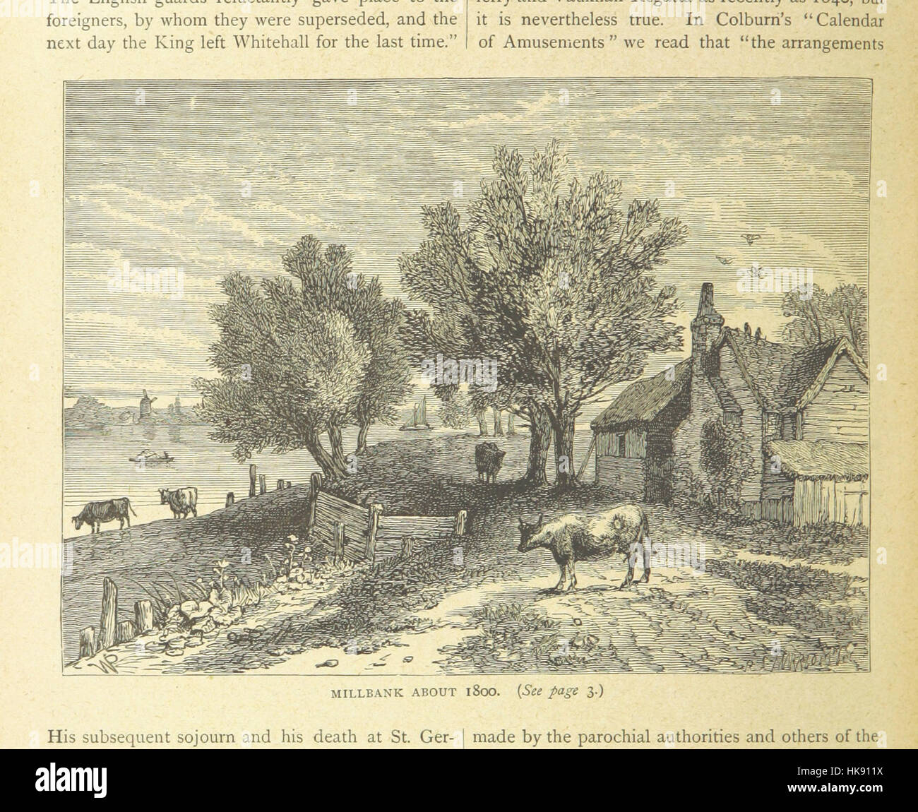 Image from 'Old & New London', illustrating the history and ...