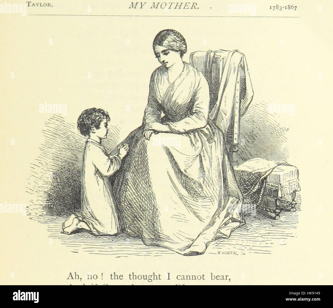 An illustration from 'Favourite English Poems and Poets', featuring ...