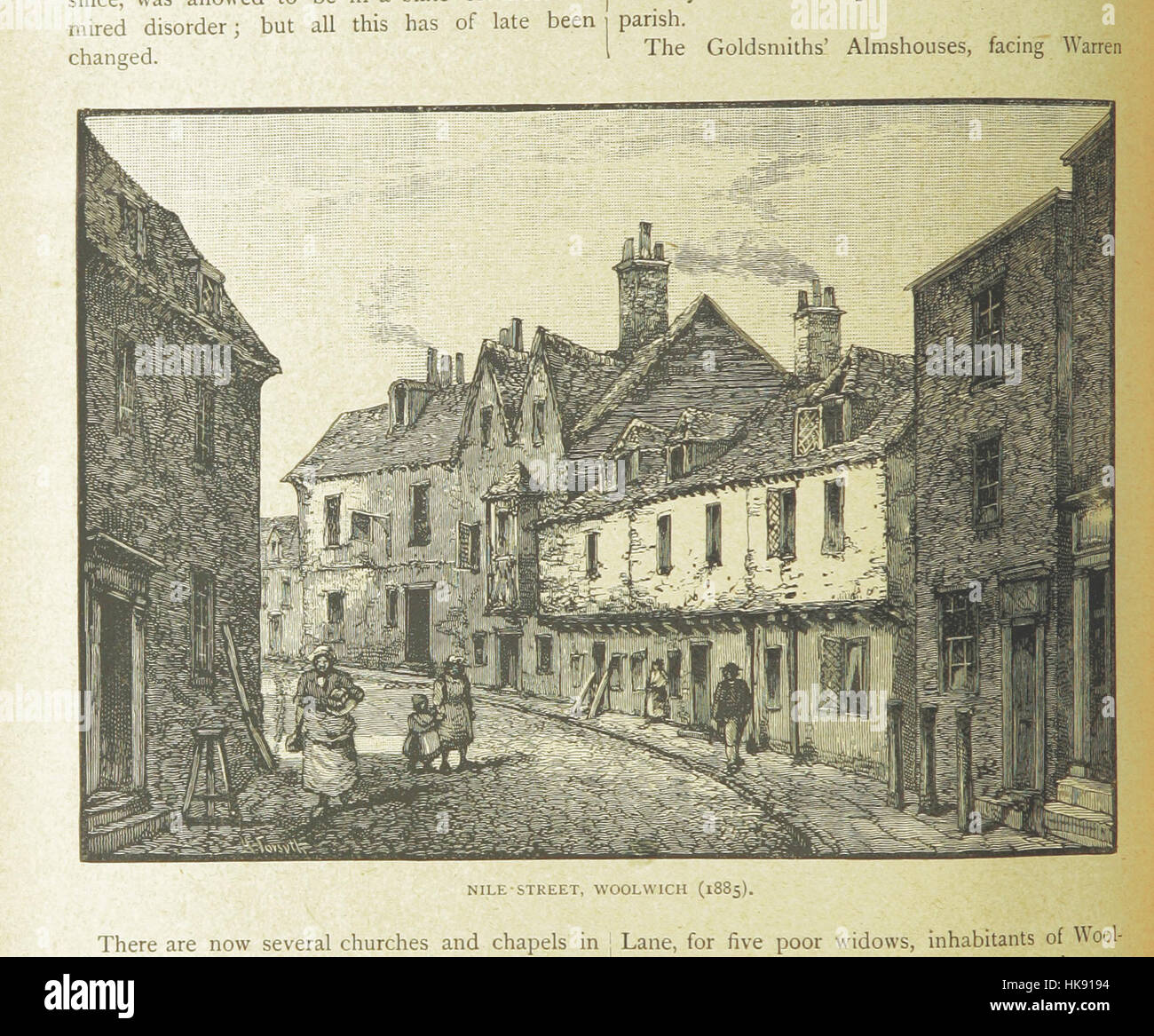Illustration from 'Old & New London', showing the city's transformation ...
