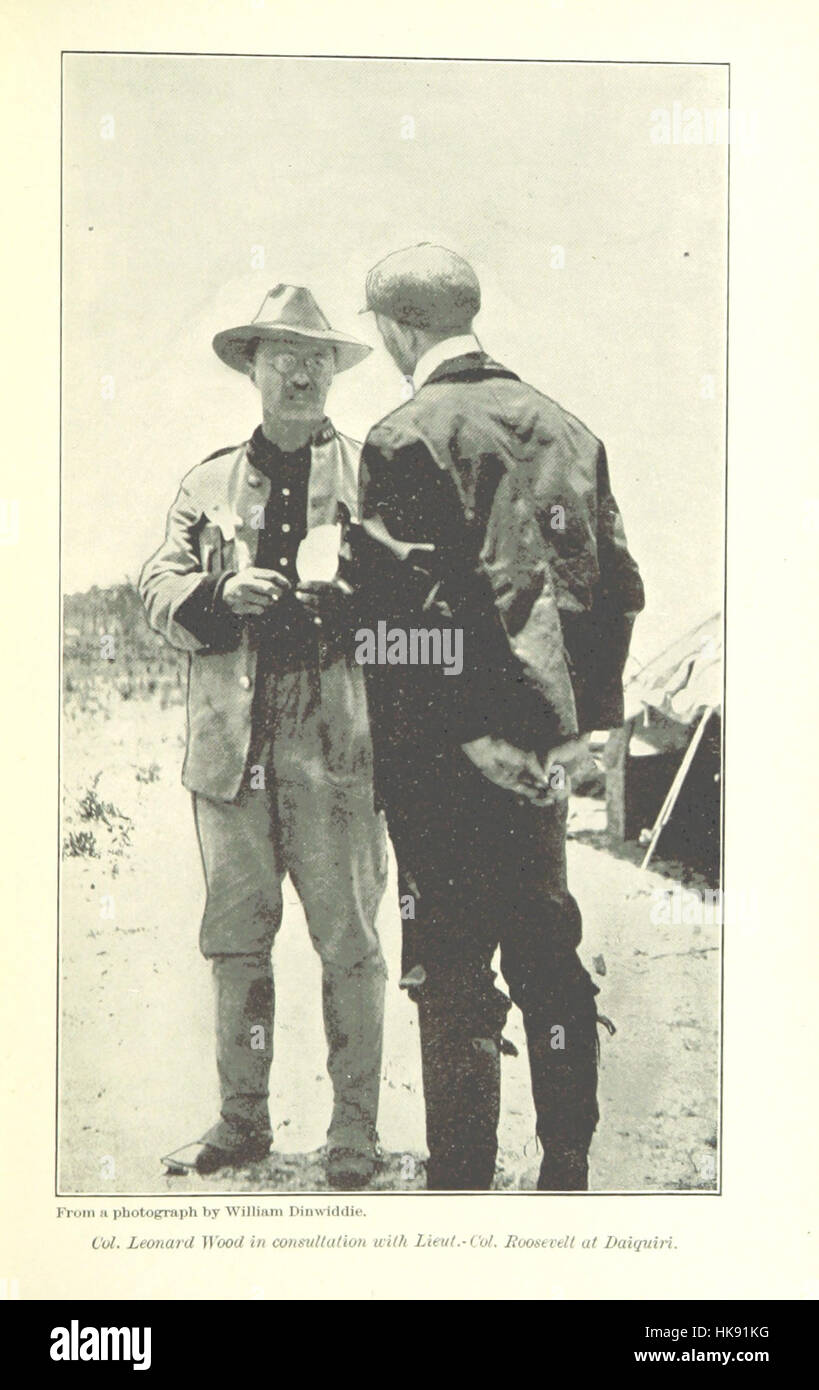 An image from 'The Story of the Rough Riders' showing the 1st U.S ...