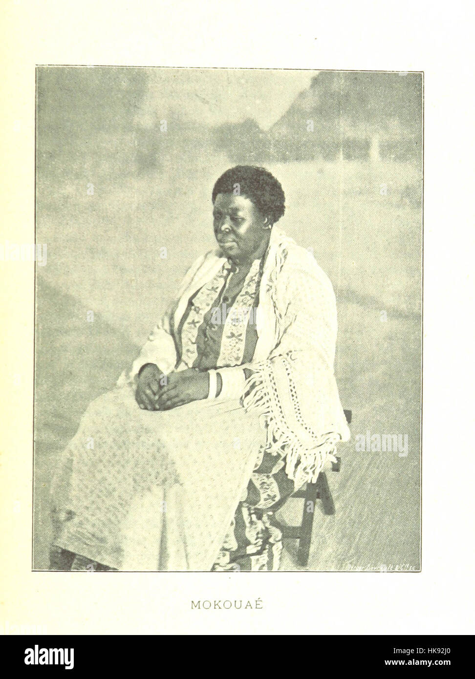 A photograph from 'Sur le Haut-Zambe'zi', illustrating the author's ...