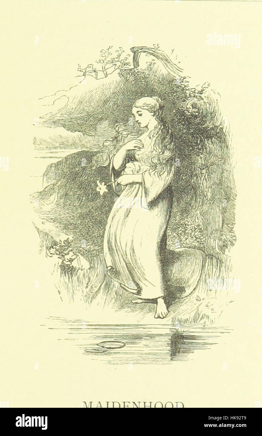 Illustration from 'The Cycle of Life,' featuring poems about the stages ...