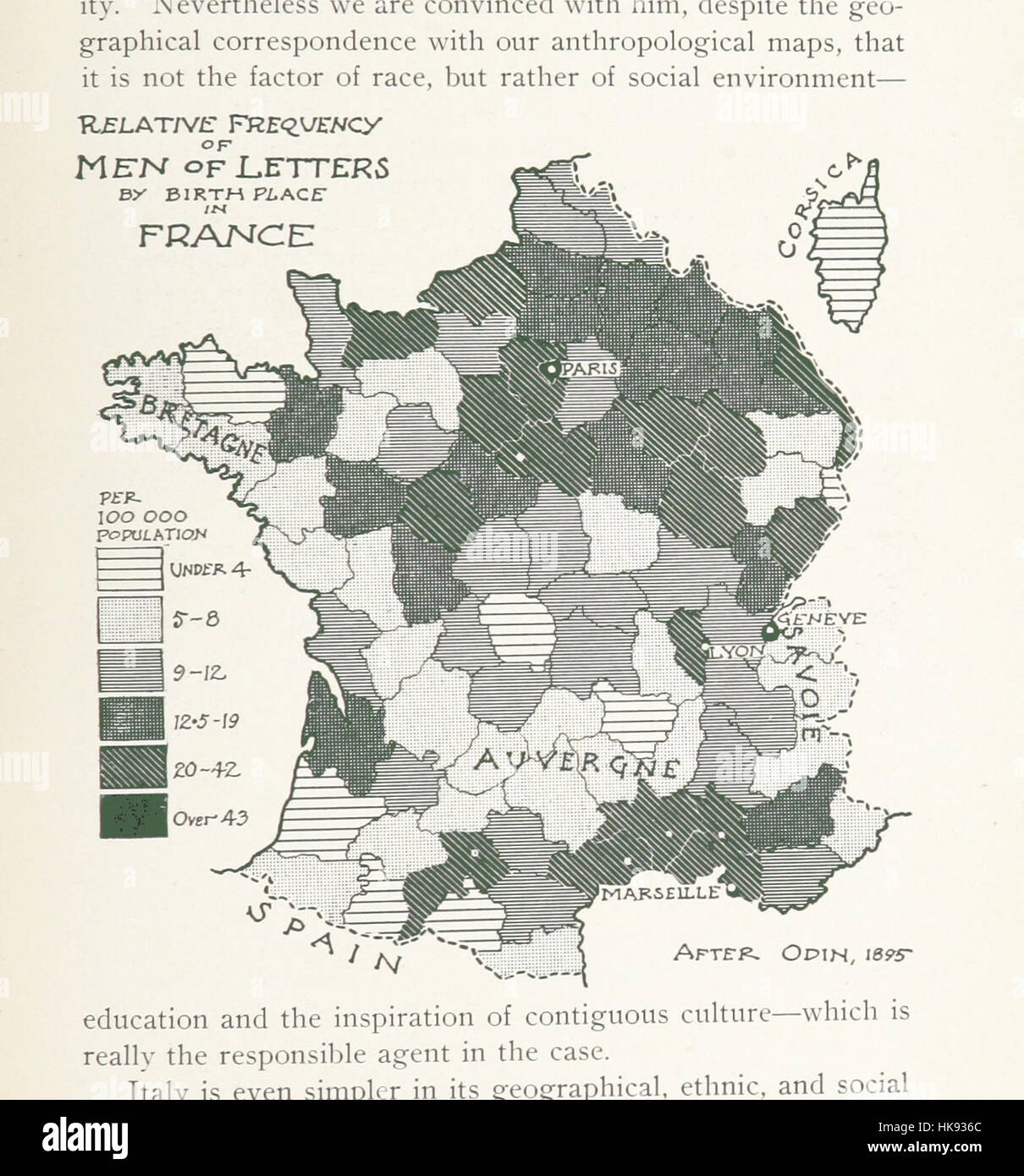 Map europe anthropology hi-res stock photography and images - Alamy