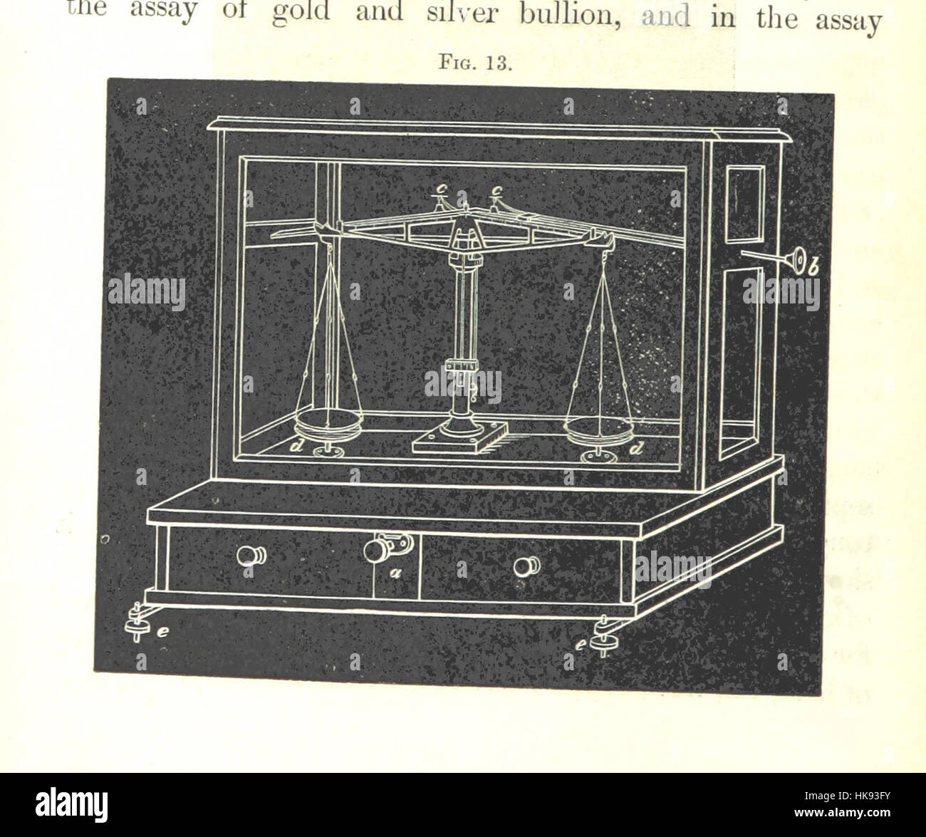 Image from 'Manual of Practical Assaying', a guide to the process of ...