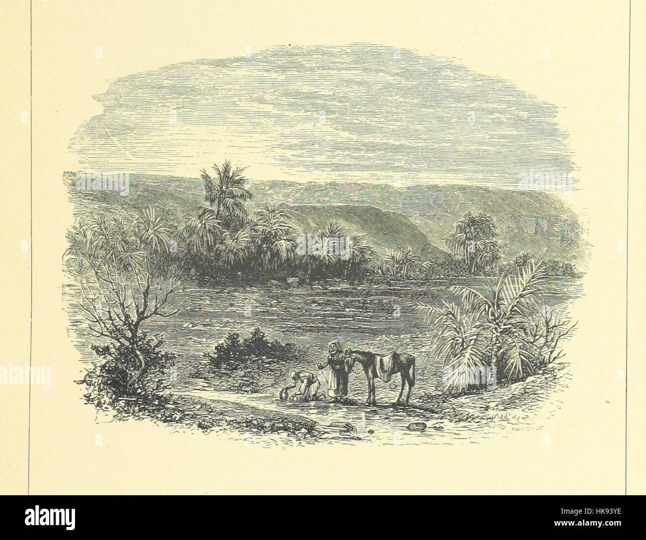 Illustration from 'Lyrics of Ancient Palestine', depicting scenes from ...