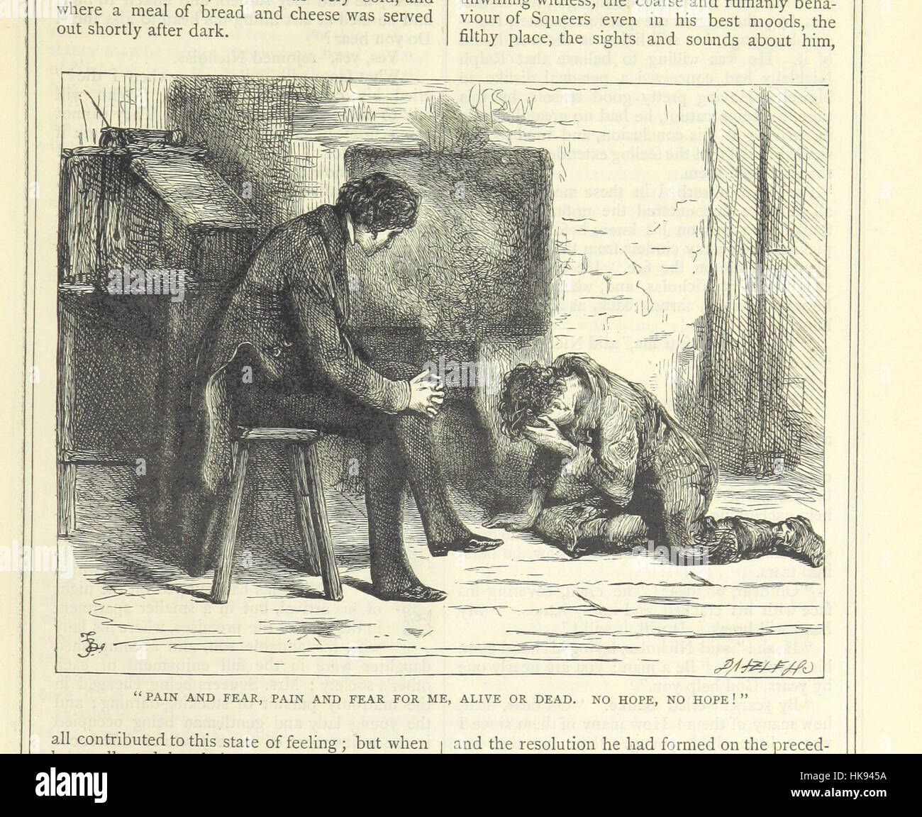 Image from the 'Works of Charles Dickens', featuring an illustration ...