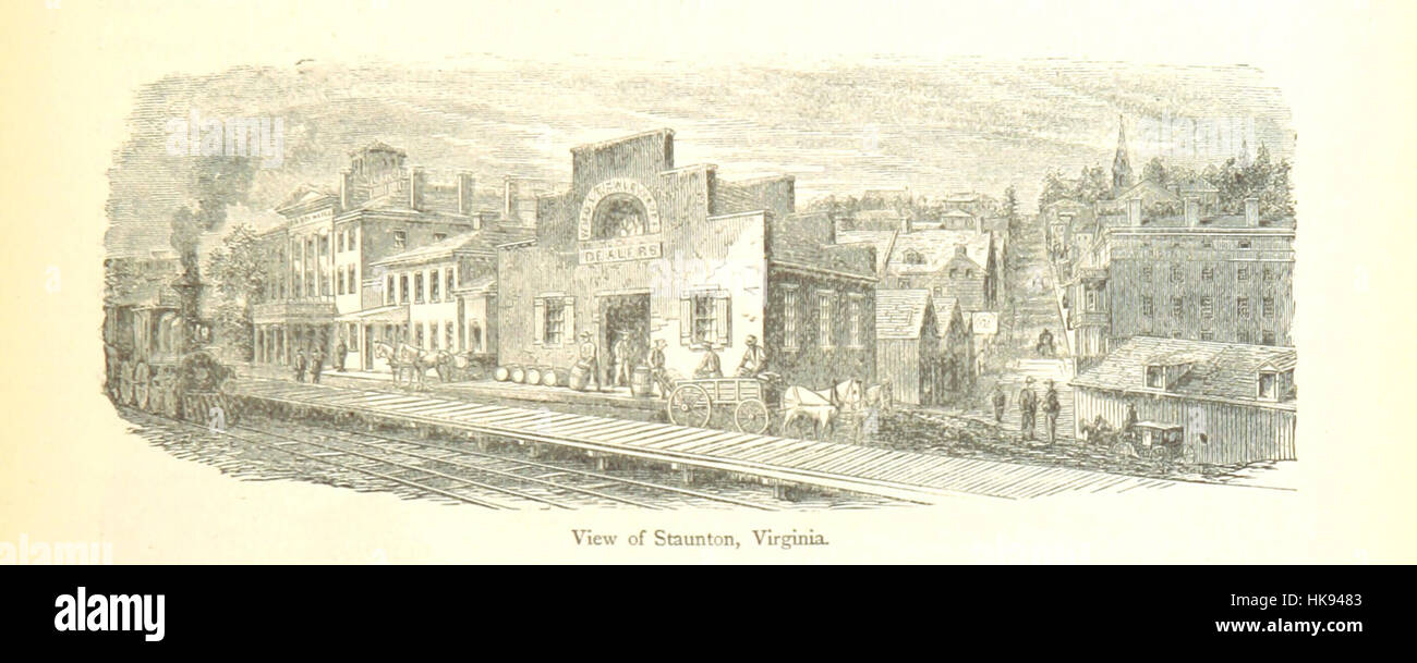 An illustration from 'The Great South,' showing the journey through ...
