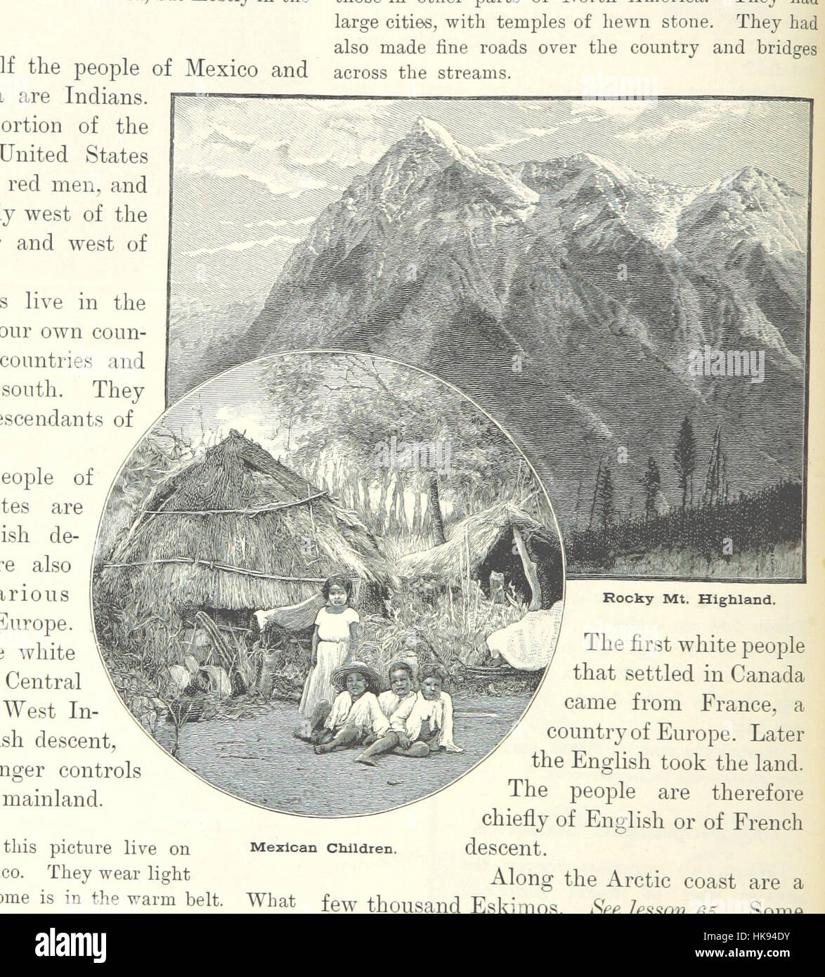Illustration from 'Elements of Geography,' a work on geographic ...