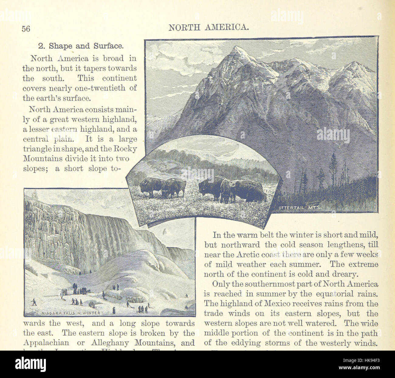 Image from 'New Canadian Geography' illustrating Canadian geography ...