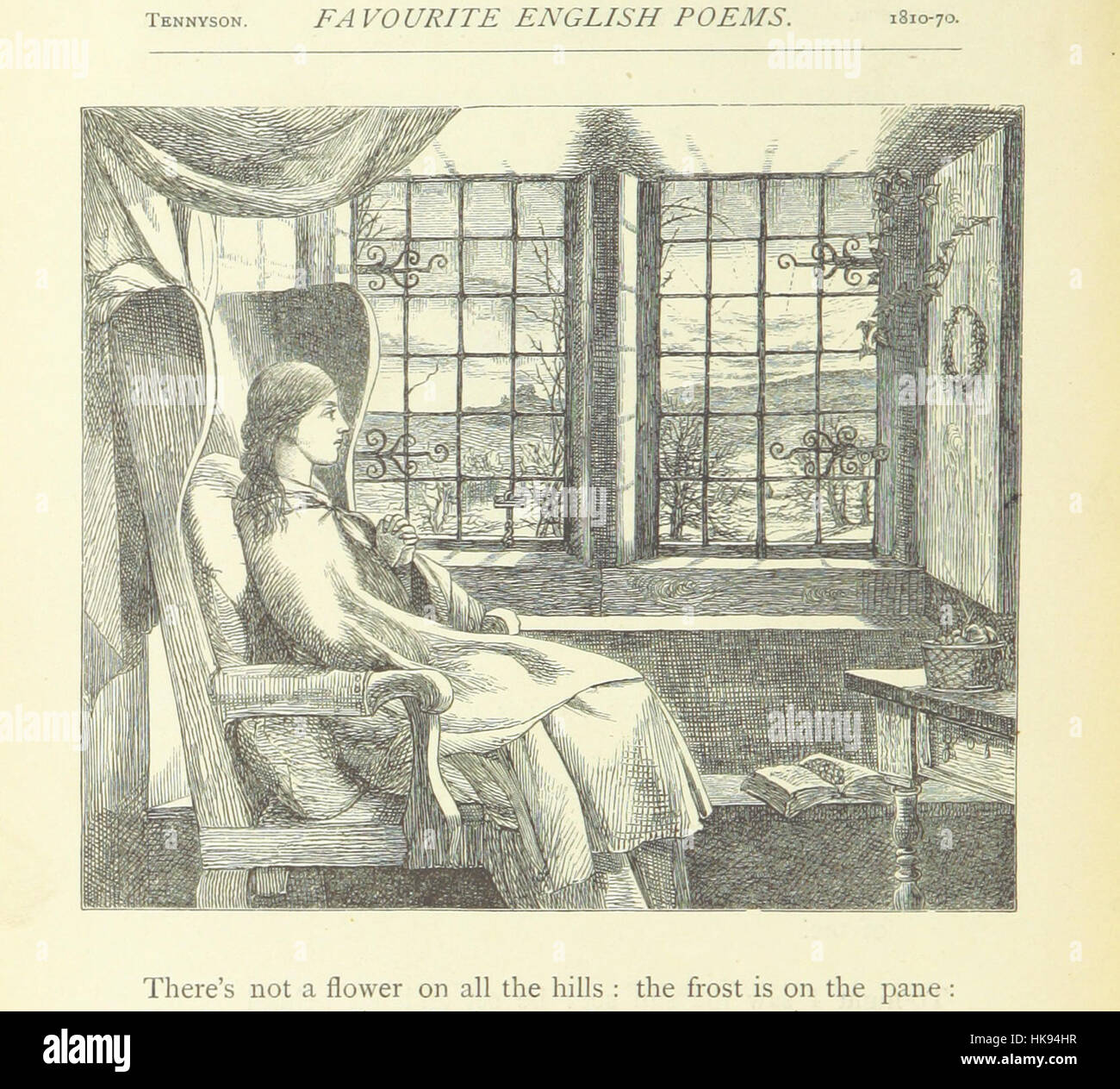 An illustrated collection of English poems and poets, featuring ...