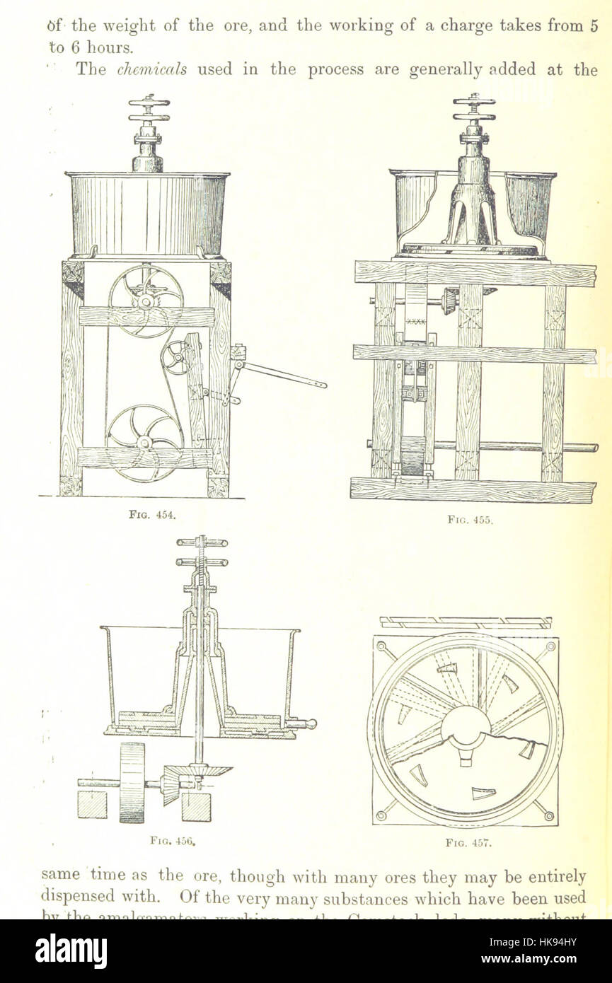 Photograph from the 'Handbook of Metallurgy', showing an illustration ...